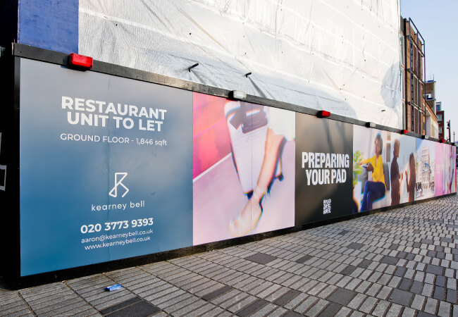 Site Hoardings | Services - Transform Construction Sites | UK